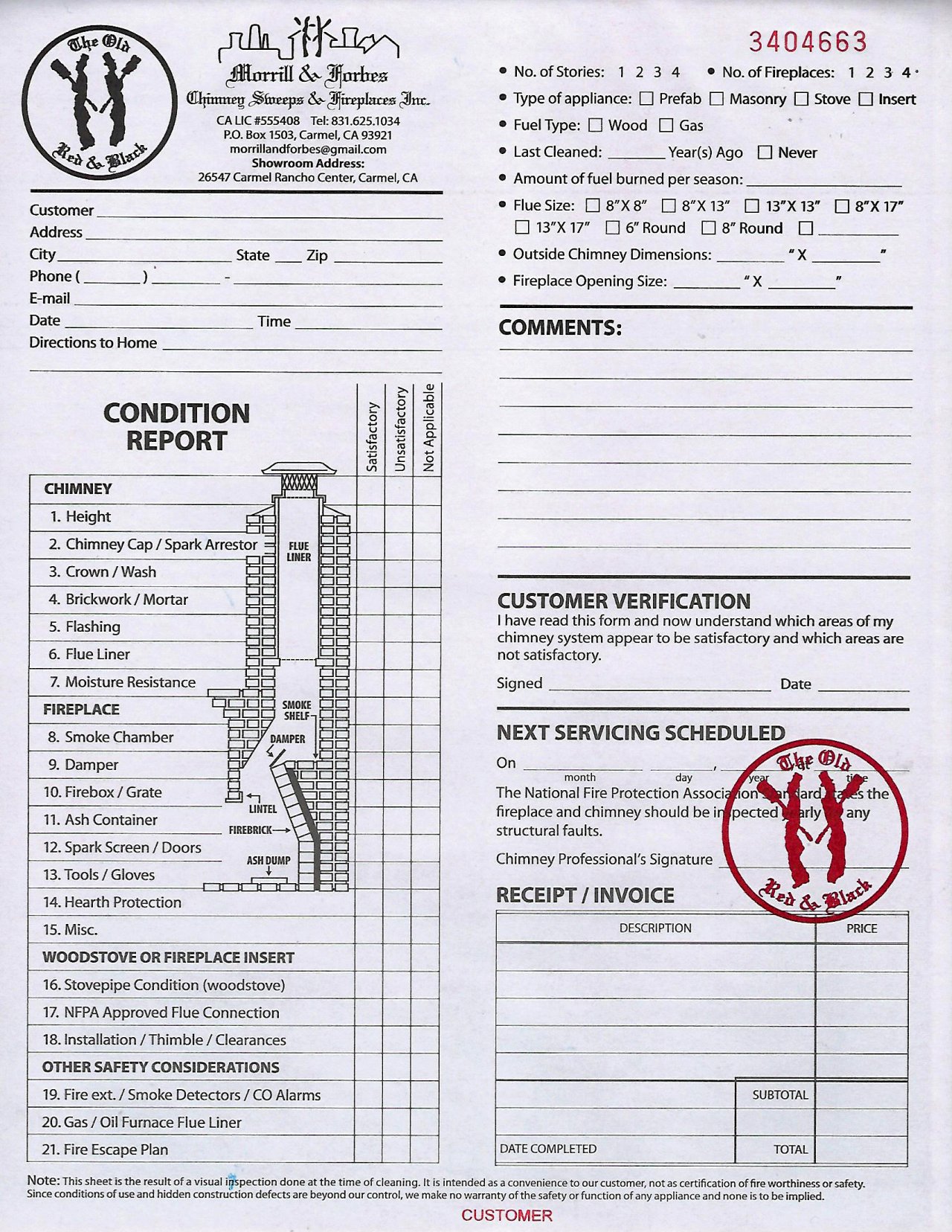 Chimney Sweeping - Morrill and Forbes Chimney Sweeps